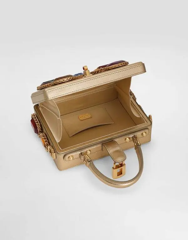 Dolce & Gabbana Jewel-embellished Box Tote Bag