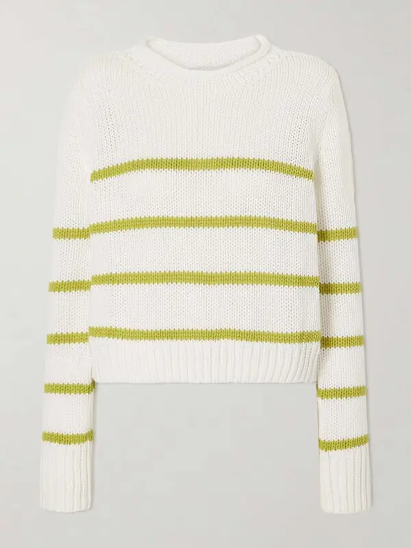 LA LIGNE Mini Marina Crochet-knit Cotton Sweater