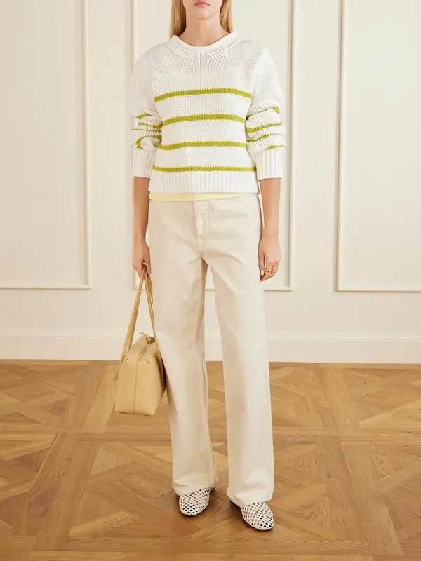 LA LIGNE Mini Marina Striped Cotton Sweater - Multi