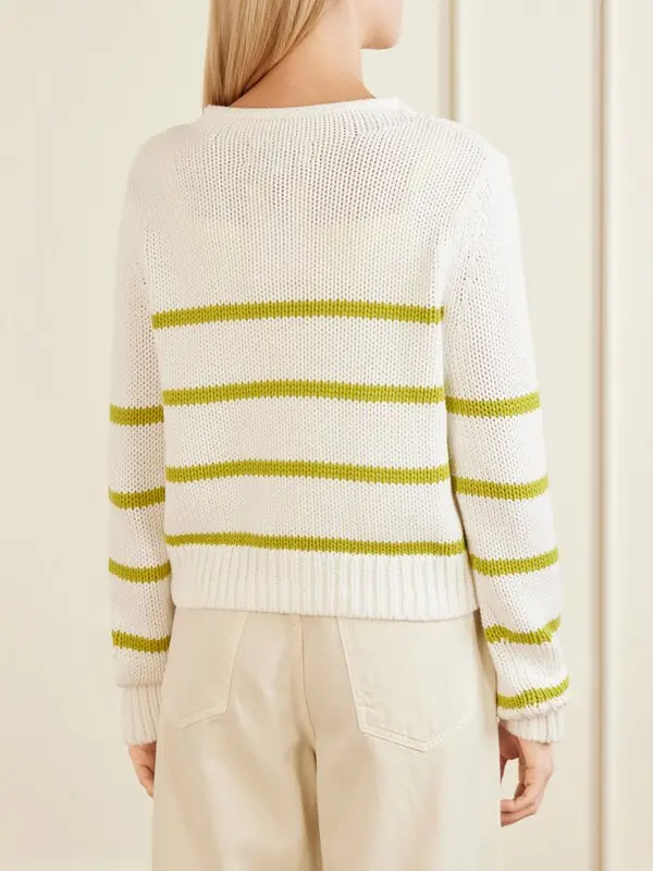 LA LIGNE Mini Marina Striped Cotton Sweater - Multi