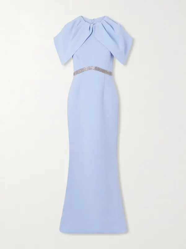 Rebecca Vallance Ayli̇n One-shoulder Embellished Cady Maxi Dress