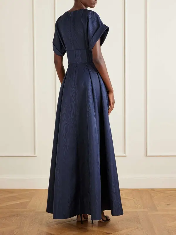 Rebecca Vallance Embellished Moire Gown
