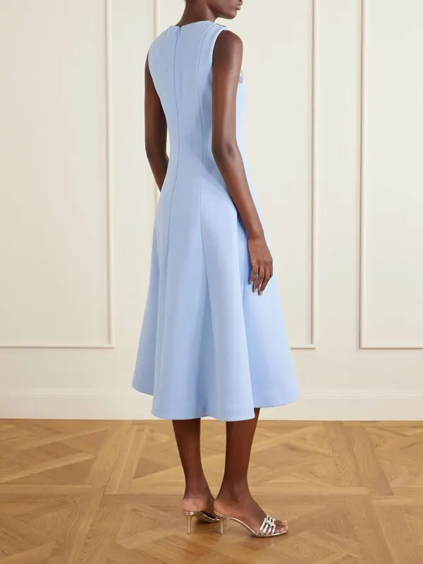 Rebecca Vallance Aylin Embellished Cady Midi Dress