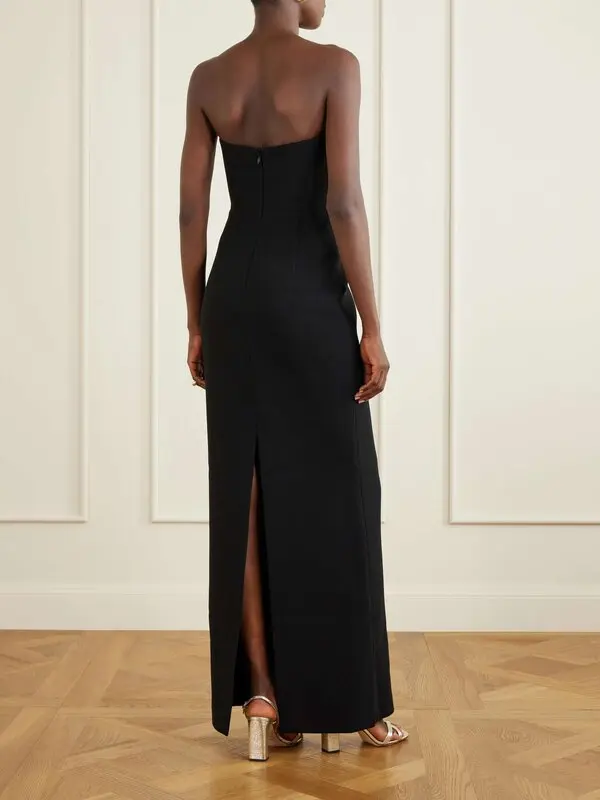 Rebecca Vallance Alexandrite Embellished Cady Gown