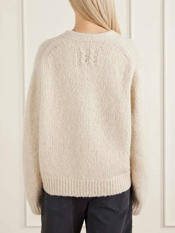 NILI LOTAN Lorana Wool And Cashmere-blend Cardigan