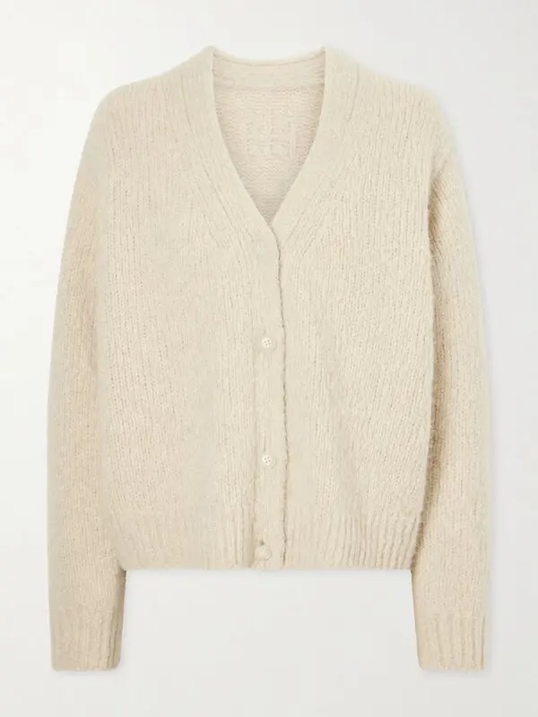 NILI LOTAN Lorana Wool And Cashmere-blend Cardigan