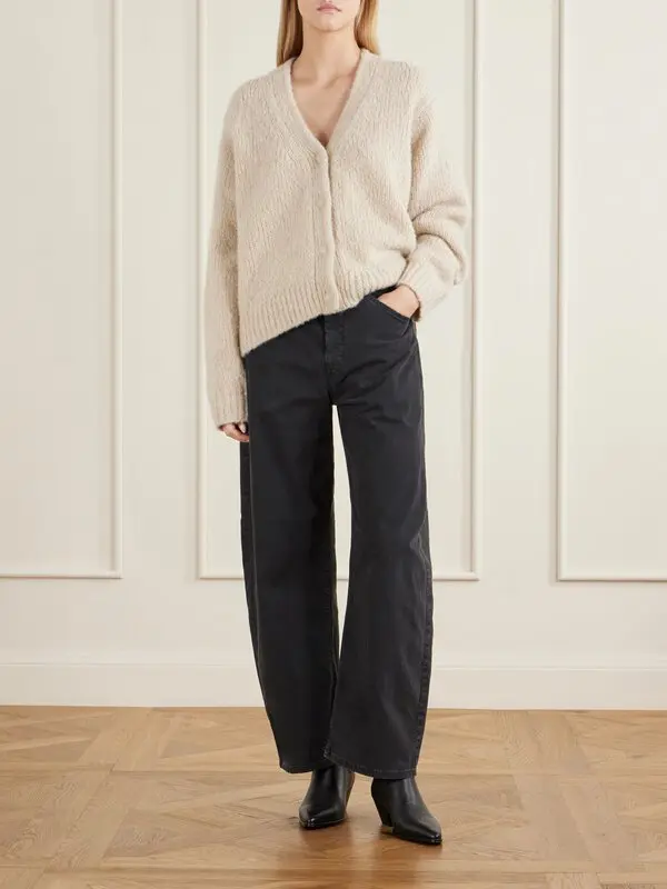 NILI LOTAN Lorana Wool And Cashmere-blend Cardigan