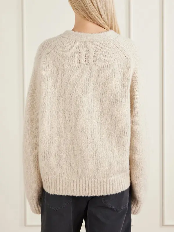 NILI LOTAN Lorana Wool And Cashmere-blend Cardigan