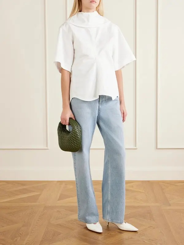 Bottega Veneta Baby Veneta Intrecciato Leather Shoulder Bag - Green