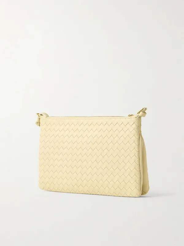 Bottega Veneta Intrecciato Piccolo Leather Medium Pouch