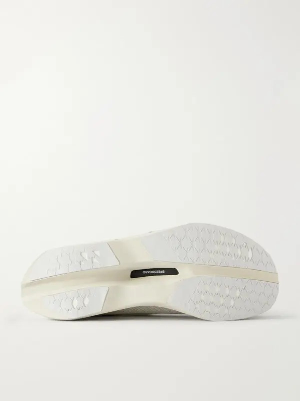 On Cloudbloom Stretch-knit And Mesh Sneakers - Neutrals