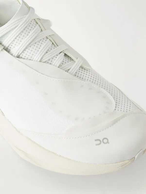 On Cloudbloom Stretch-knit And Mesh Sneakers - Neutrals