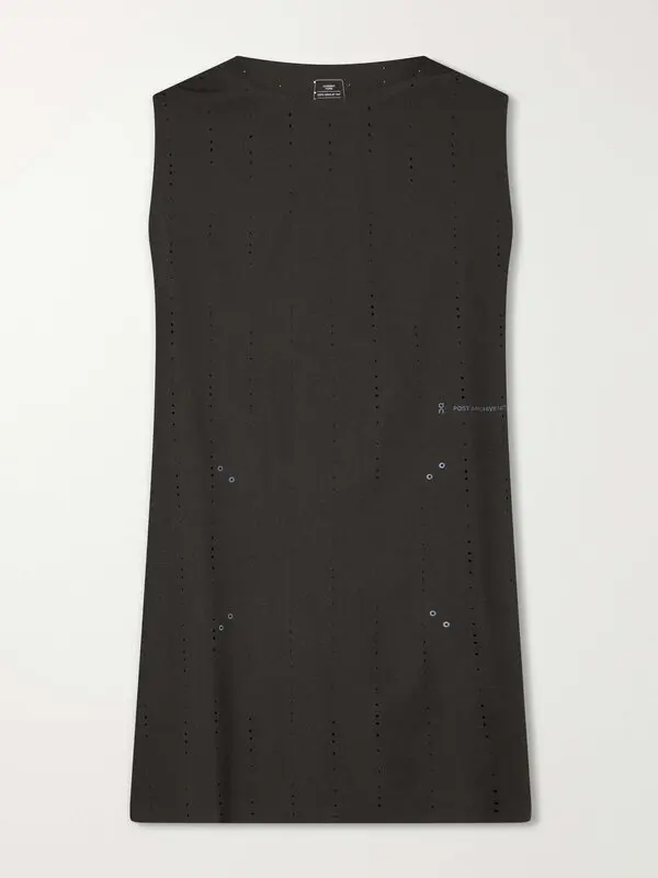 On Paf Zero Perforated Reycled-jersey Running Top