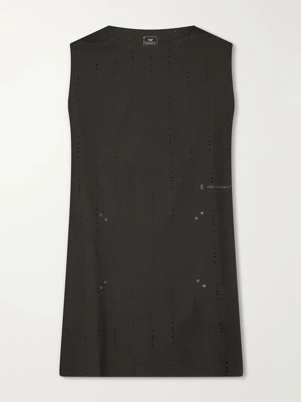 On Paf Zero Perforated Recycled-jersey Running Top