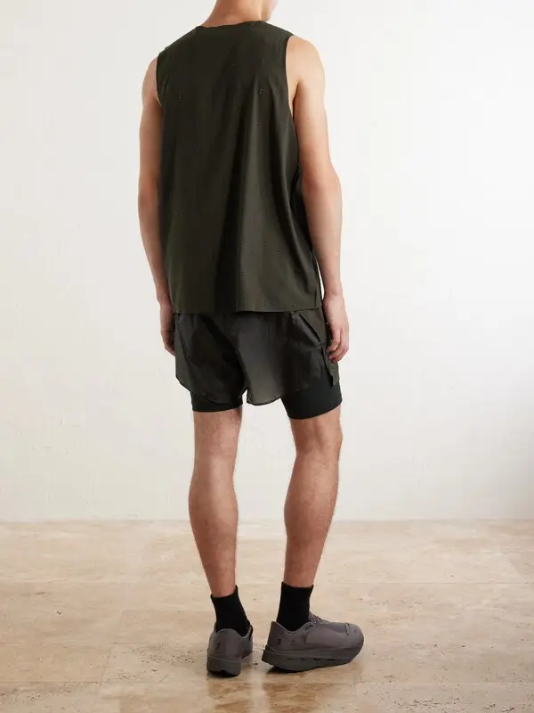 On Paf Zero Perforated Recycled-jersey Running Top