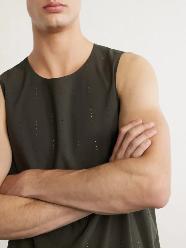 On Paf Zero Perforated Recycled-jersey Running Top