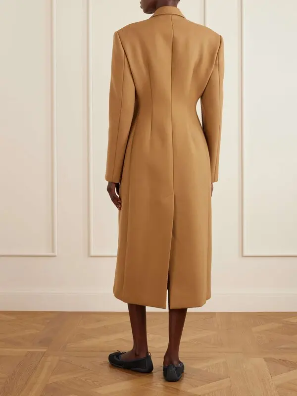 Balenciaga Wool And Cashmere-blend Long Coat