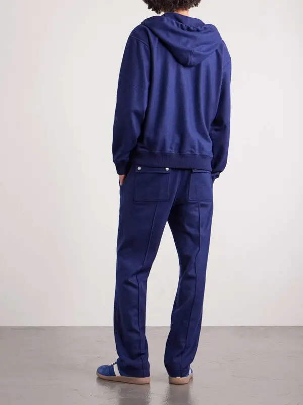 TOM FORD Straight-leg Pintucked Cashmere Sweatpants