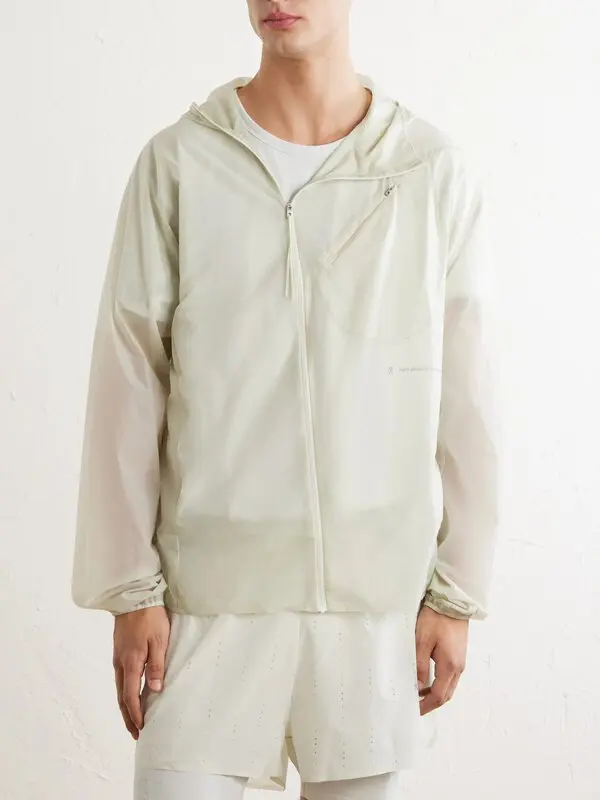 On Paf Zero Logo-print Shell Jacket - Neutrals