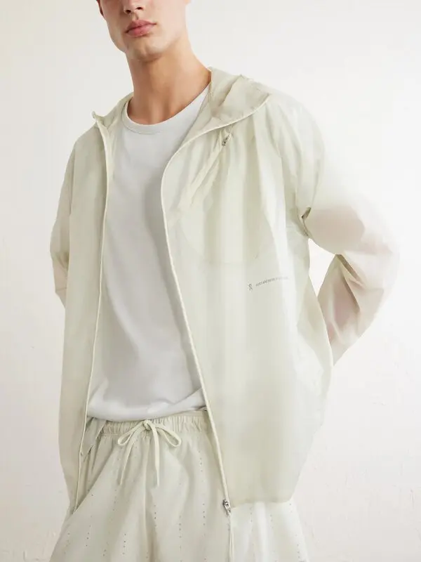 On Paf Zero Logo-print Shell Jacket - Neutrals