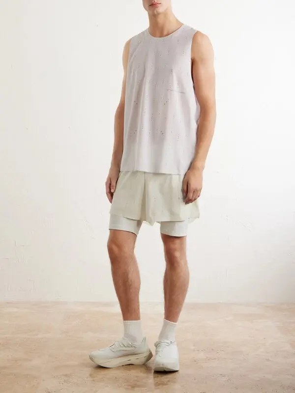 On Paf Zero Recycled-jersey Running Top - Neutrals