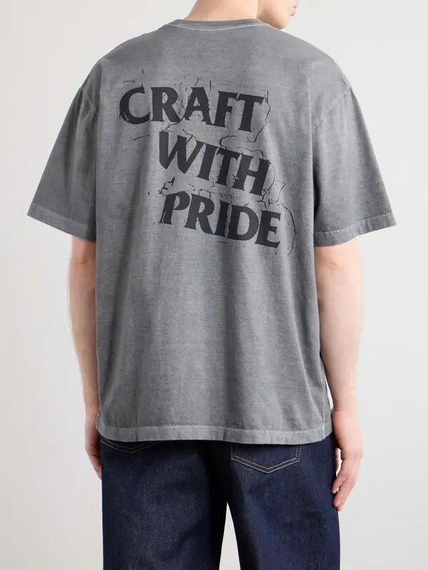 NEIGHBORHOOD Logo-print Cotton-jersey T-shirt