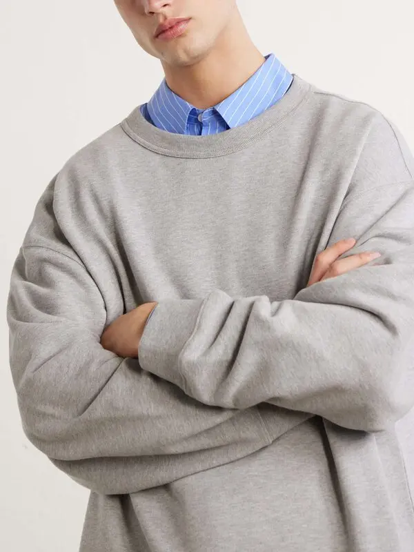 Dries Van Noten Oversized Cotton-jersey Sweatshirt