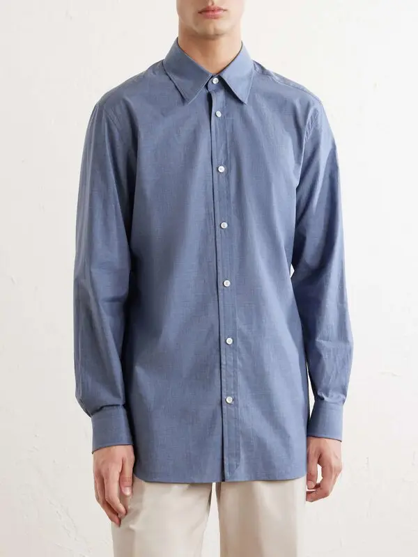 Dunhill Cotton-chambray Shirt