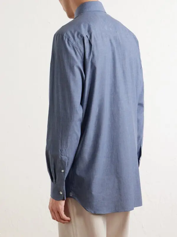 Dunhill Cotton-chambray Shirt