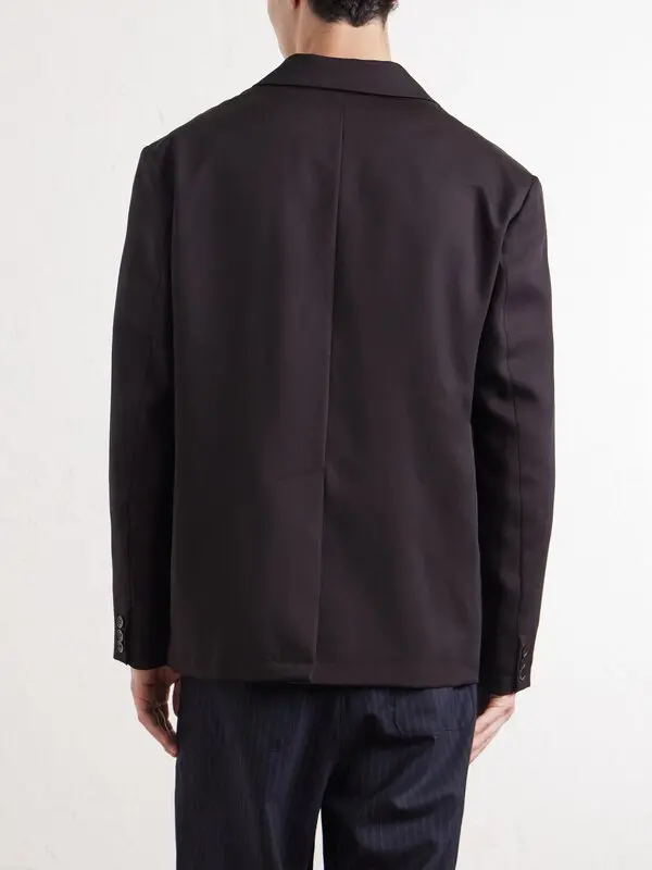 Barena Venezia Double-breasted Virgin Wool-gabardine Blazer