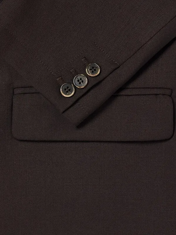 Barena Venezia Double-breasted Virgin Wool-gabardine Blazer