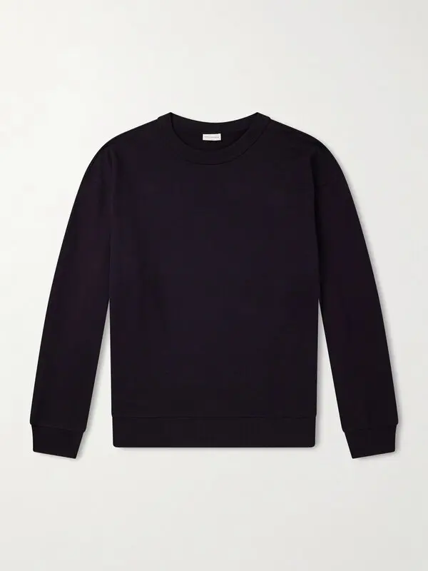 Dries Van Noten Oversized Cotton Sweatshirt - Blue