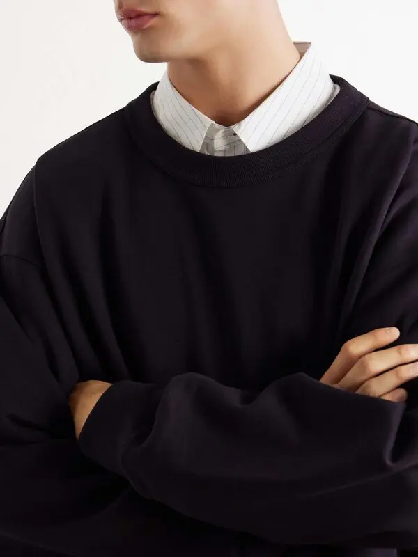 Dries Van Noten Hax Oversized Cotton Sweatshirt