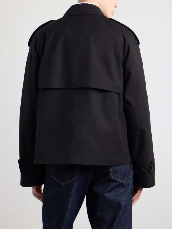Burberry Cropped Cotton-gabardine Trench Coat
