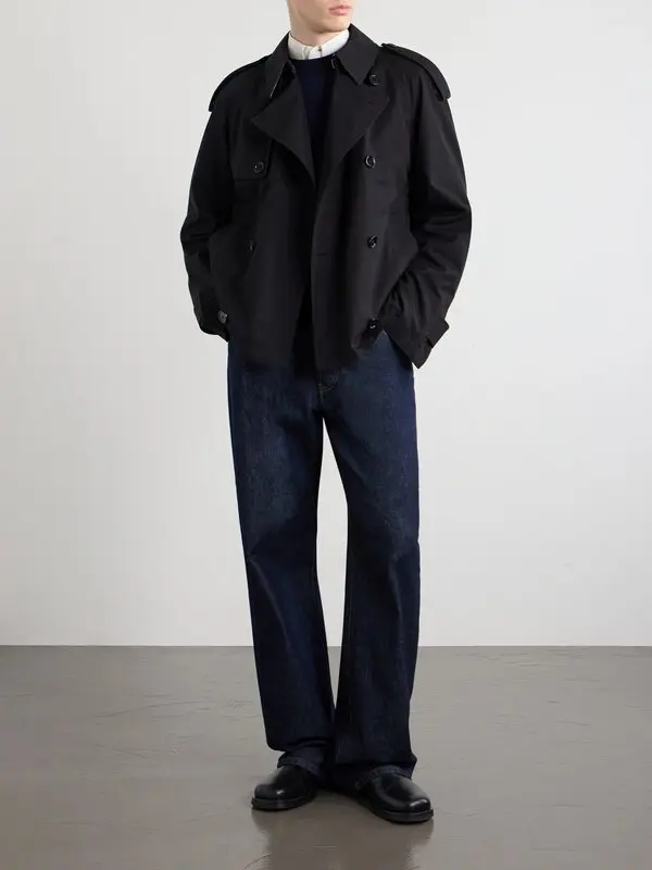 Burberry Cropped Cotton-gabardine Trench Coat