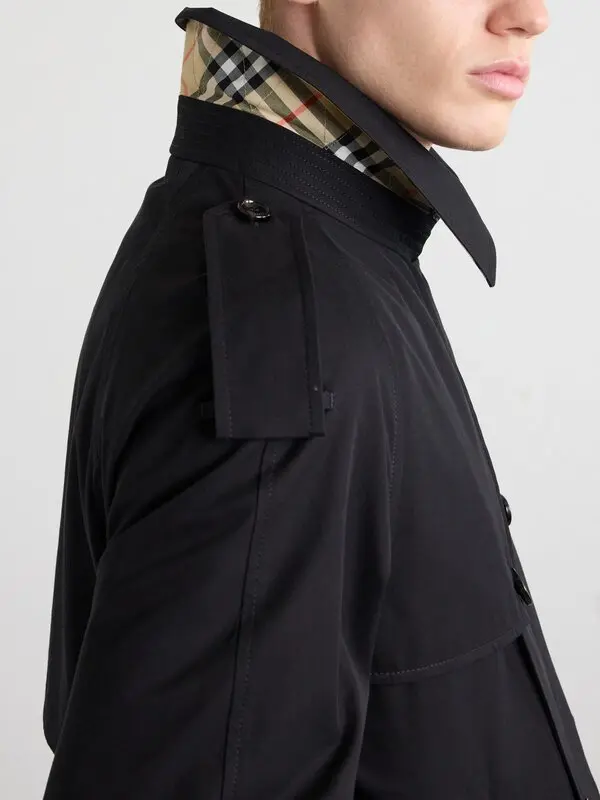 Burberry Cropped Cotton-gabardine Trench Coat
