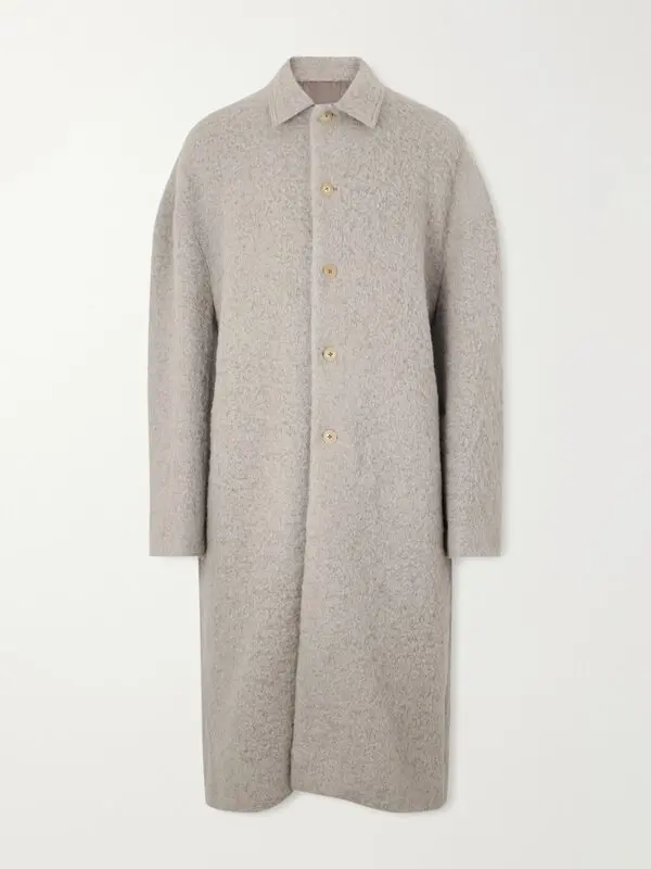 Rick Owens Brad Alpaca-blend Bouclé Coat