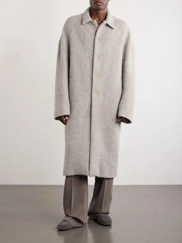 Rick Owens Brad Alpaca-blend Bouclé Coat