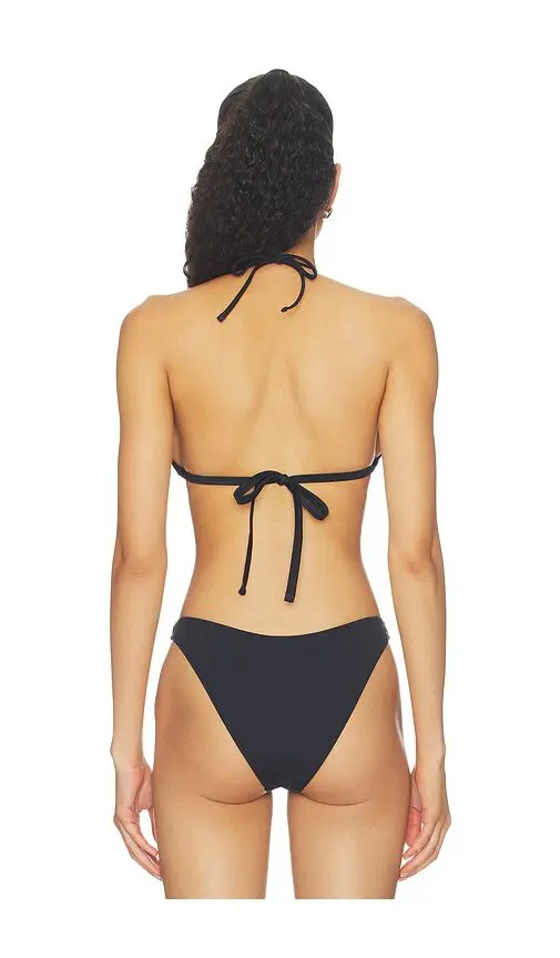 Versace Swim Top Lycra Vita Recycled Modulo Farfalla