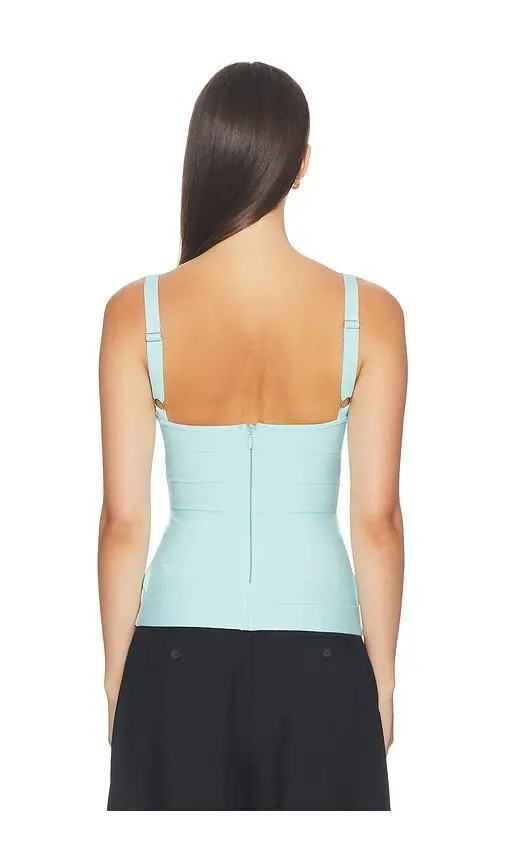 NIIHAI Sneak Bandage Top In Baby Blue