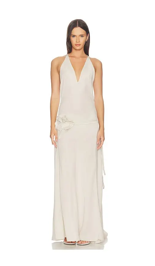 MOTHER OF ALL Fran Belt Dress - Cream