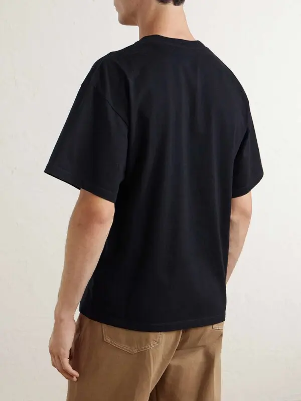 Celine Logo-print Cotton-jersey T-shirt