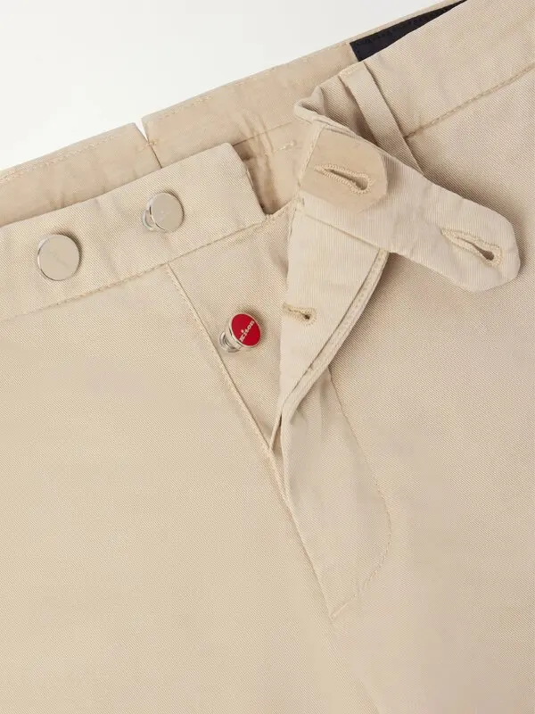 Kiton Straight-leg Lyocell-blend Trousers