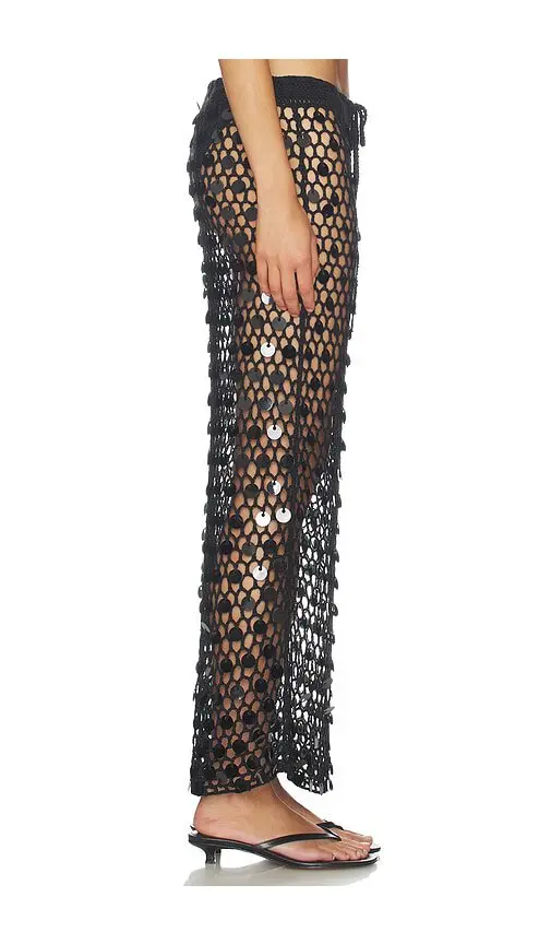 Superdown Dinah Crochet Maxi Skirt
