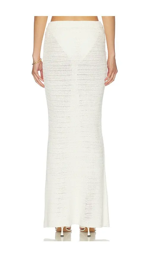MORE TO COME Tirzah Crochet Maxi Skirt