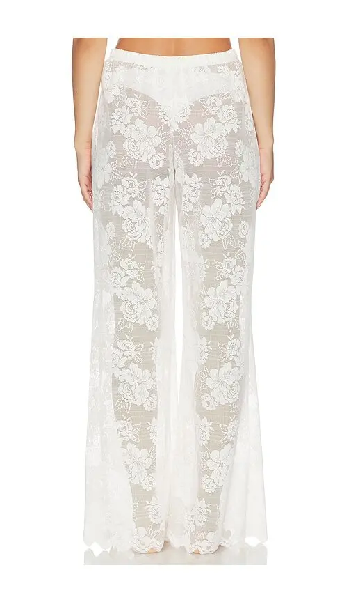 KAT THE LABEL Florence Pant In Ivory