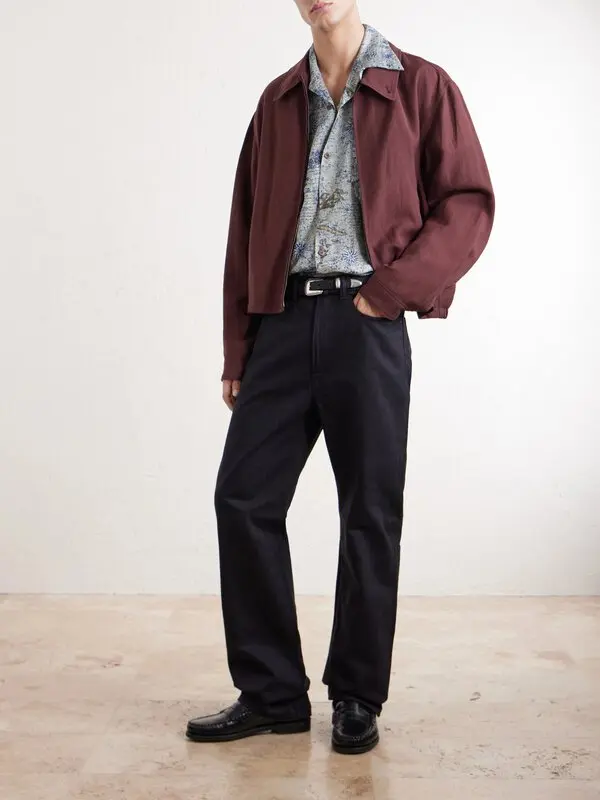 Kapital Key West Camp-collar Printed Linen Shirt