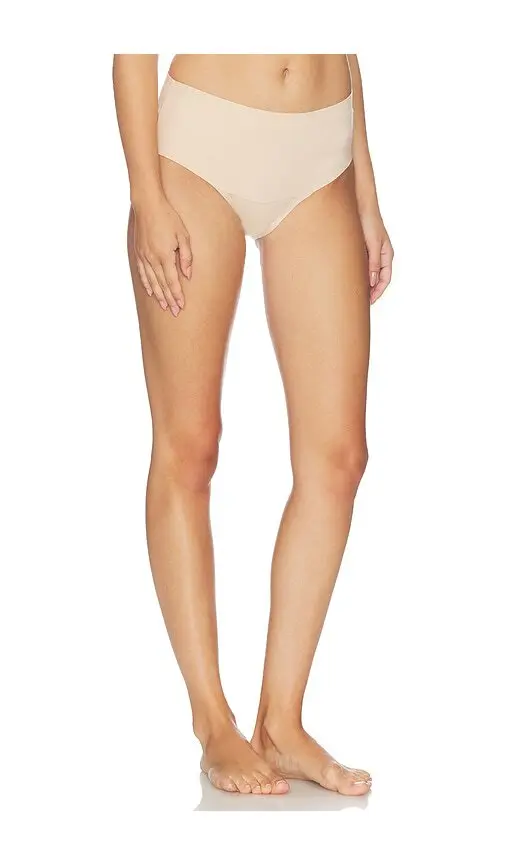 Spanx Supersmooth Undie-tectable Cotton Brief In Tan