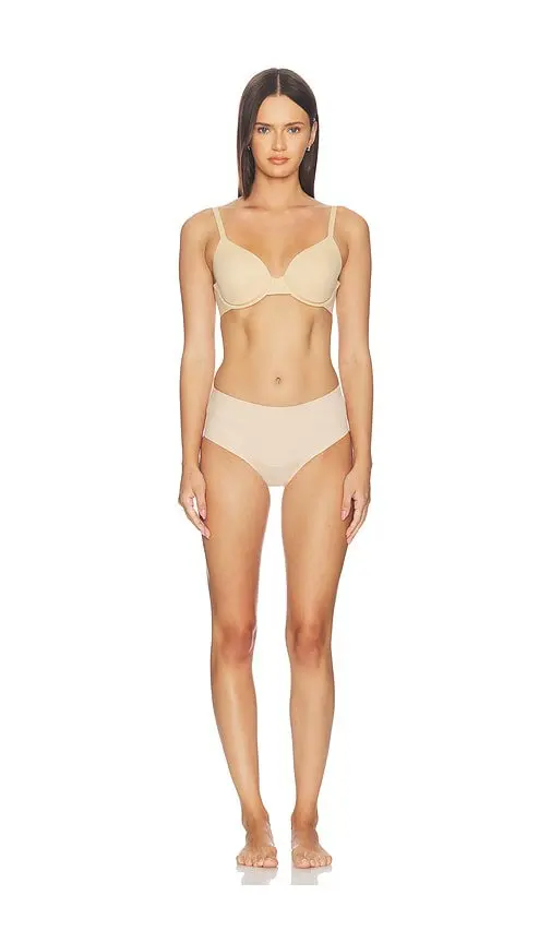 Spanx Supersmooth Undie-tectable Cotton Brief In Tan