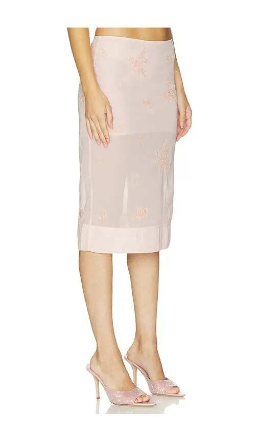 Lpa Marisel Midi Skirt In Pink